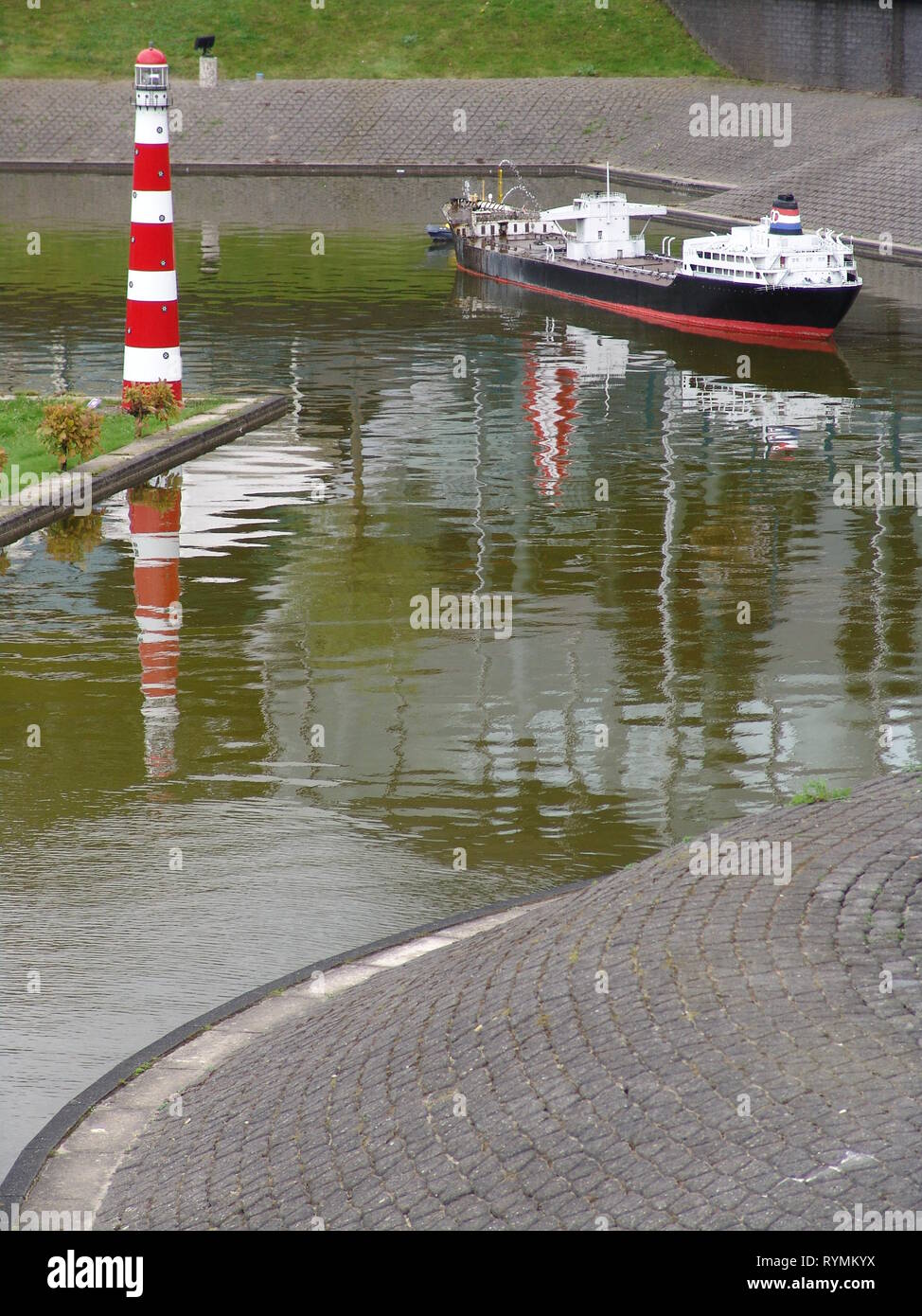 Miniature park Madurodam. The Netherlands. Reconstruction of Holland in ...