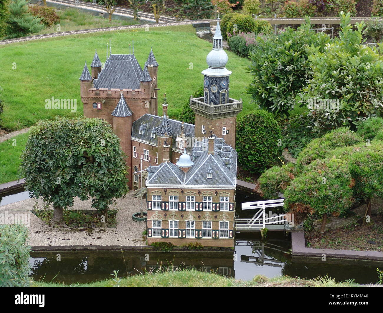 Miniature park Madurodam. The Netherlands. Reconstruction of Holland in ...