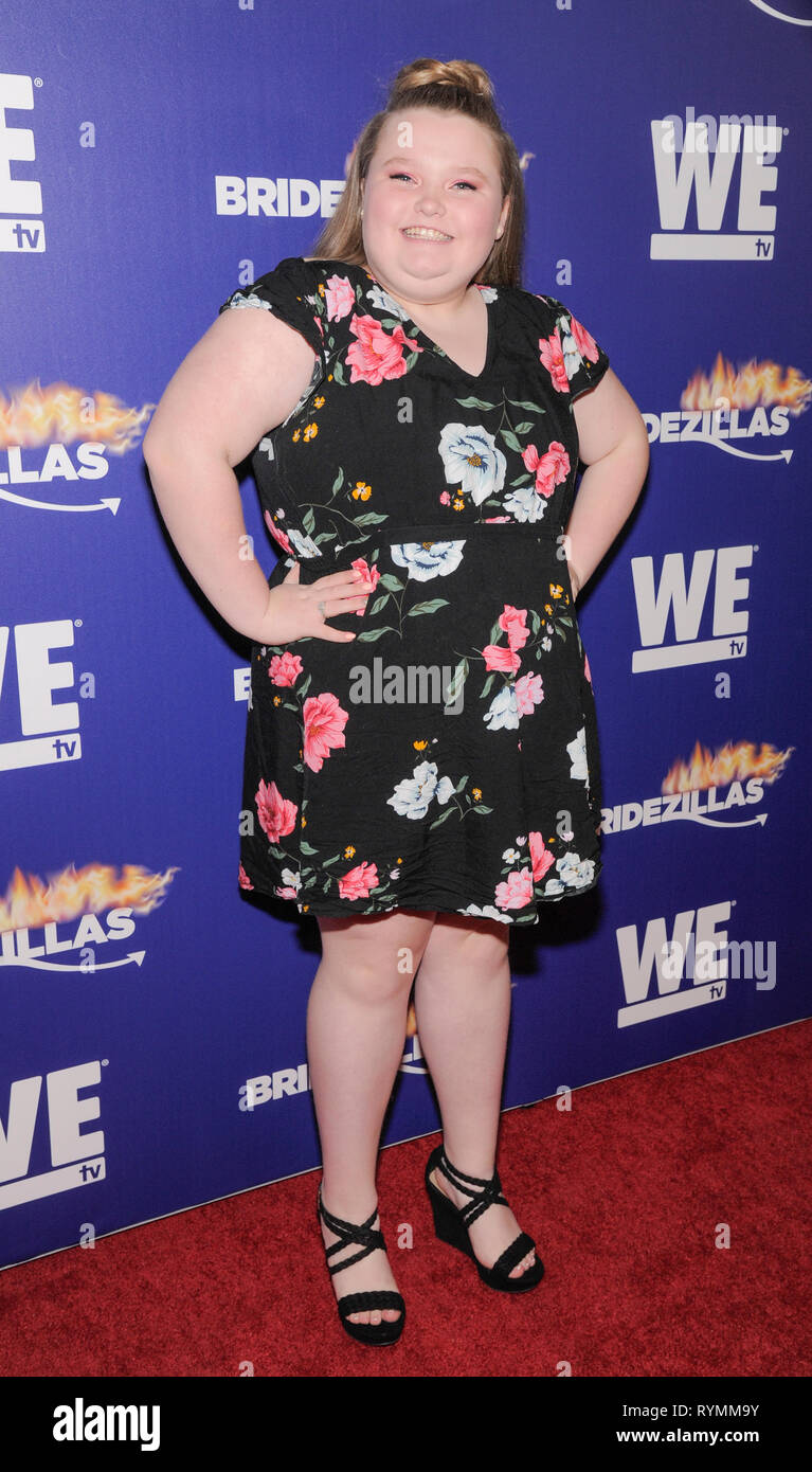 New York, NY - March 13, 2019: Alana Thompson attends WEtv's premiere ...