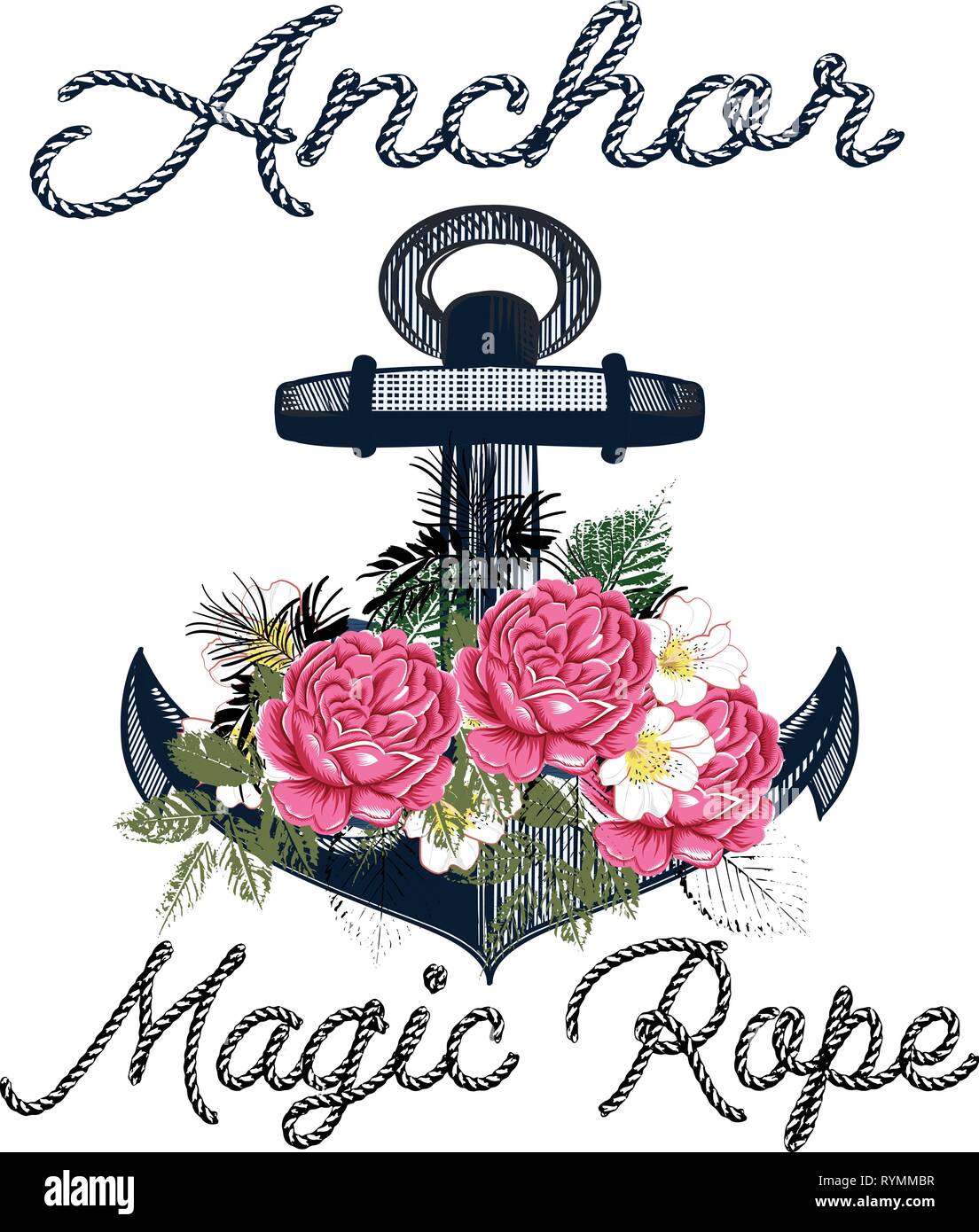 Anchor Magic Rope pattern Stock Vector Image & Art - Alamy