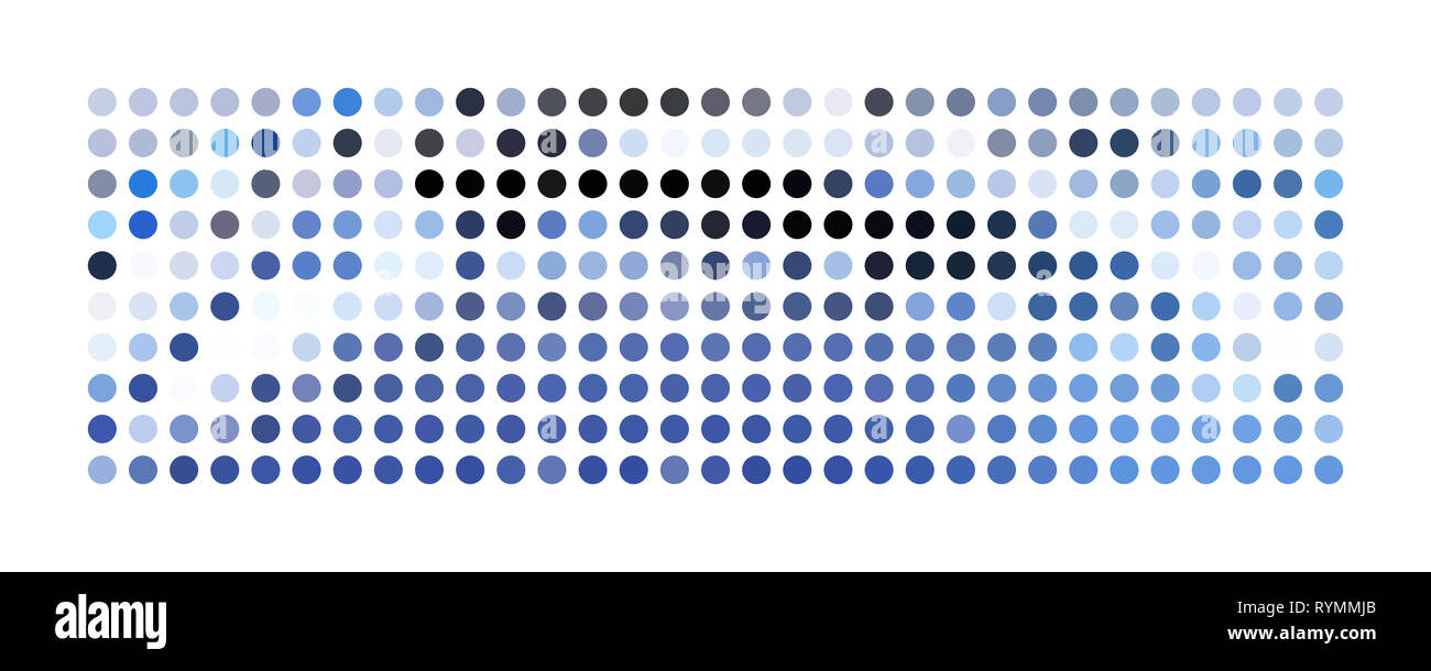 Abstract modern dot panorama design background illustration Stock Photo ...