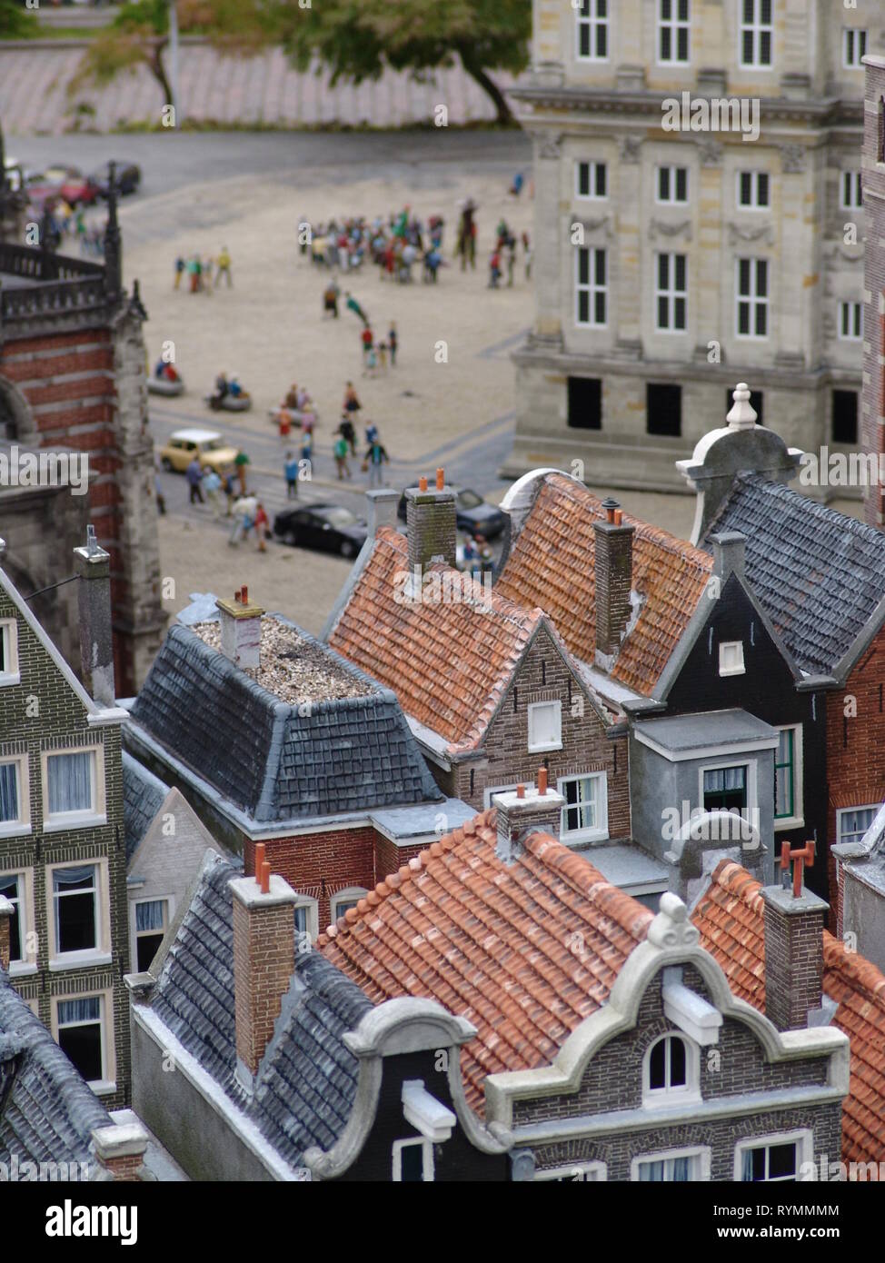 Miniature park Madurodam. The Netherlands. Reconstruction of Holland in ...