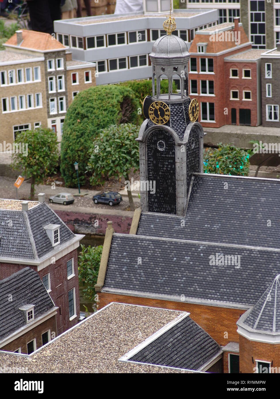 Miniature park Madurodam. The Netherlands. Reconstruction of Holland in ...