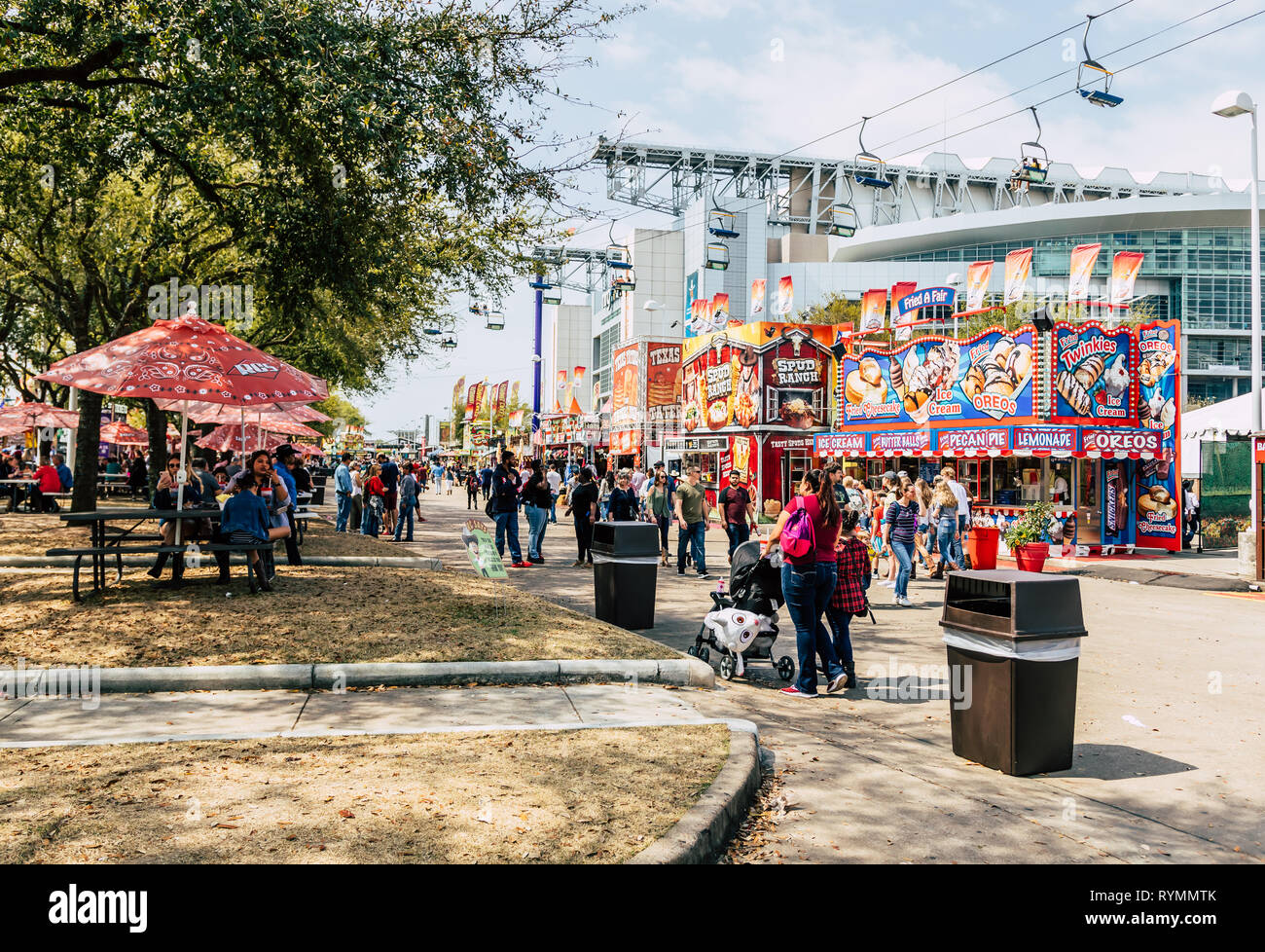 Houston, Texas - March 9, 2019 Houston Livestock Show and Rodeo Stock ...