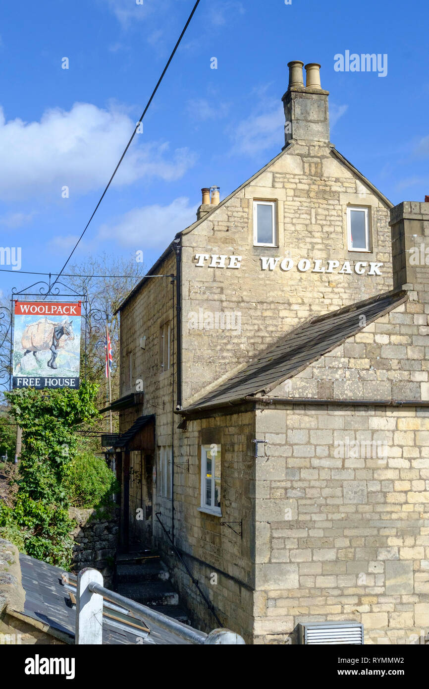 Woolpack slad cotswolds hi-res stock photography and images - Alamy
