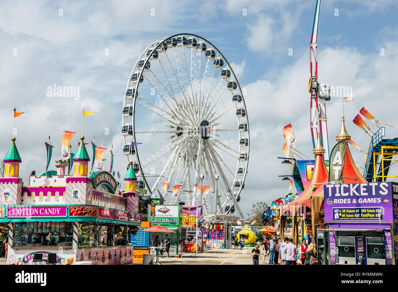 Houston, Texas - March 9, 2019 Houston Livestock Show and Rodeo Stock ...