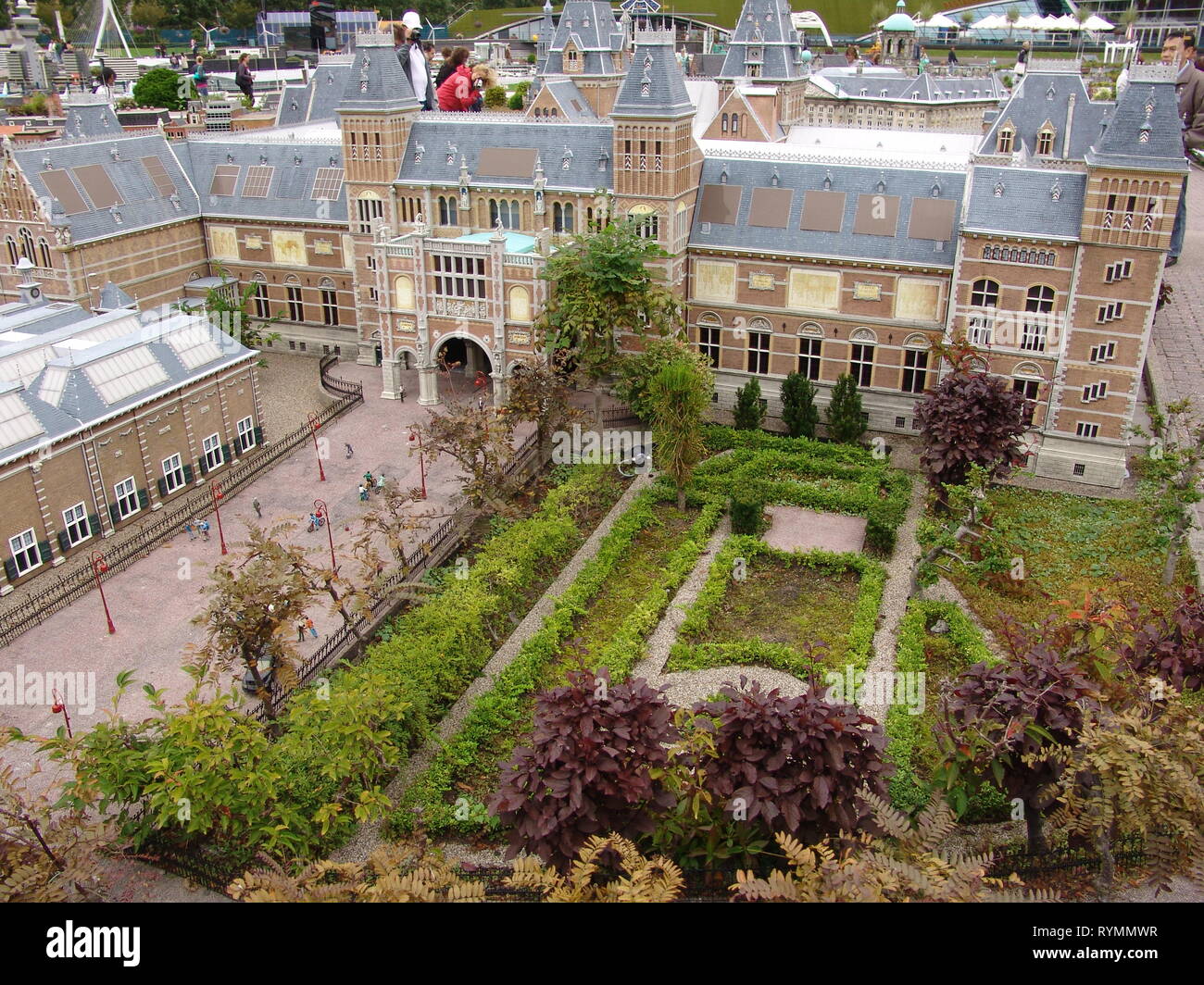 Miniature park Madurodam. The Netherlands. Reconstruction of Holland in ...