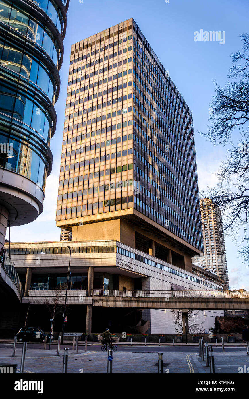 140 London Wall building, City of London, England, UK Stock Photo - Alamy