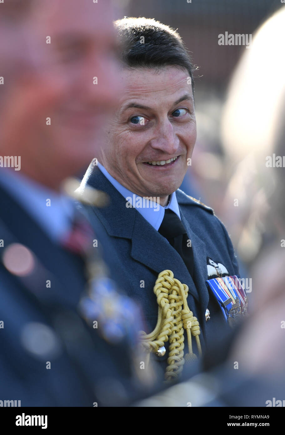 RAF Marham station commander Group Captain Ian 'Cab' Townsend as the ...