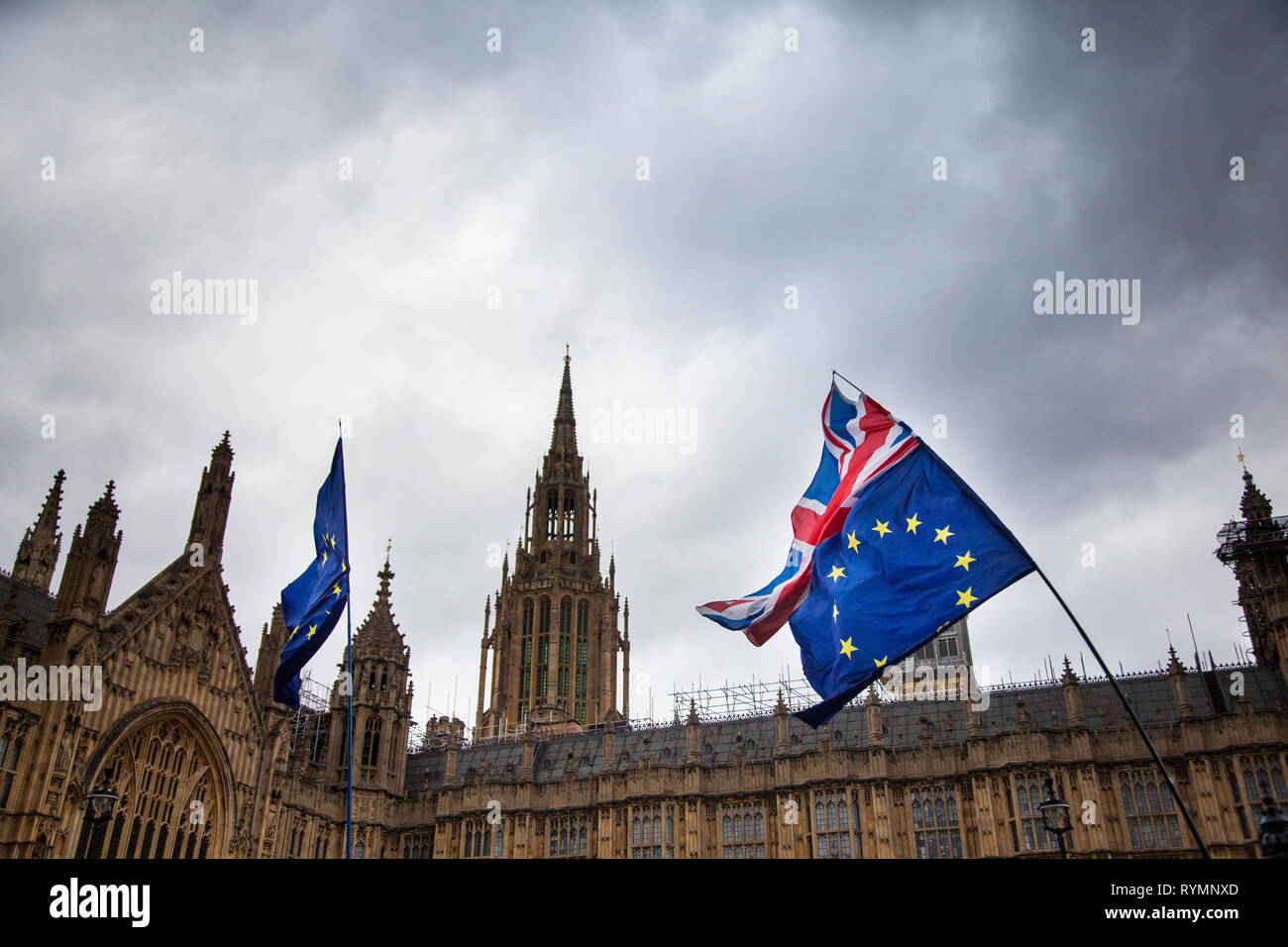 Euro british flag hi-res stock photography and images - Alamy