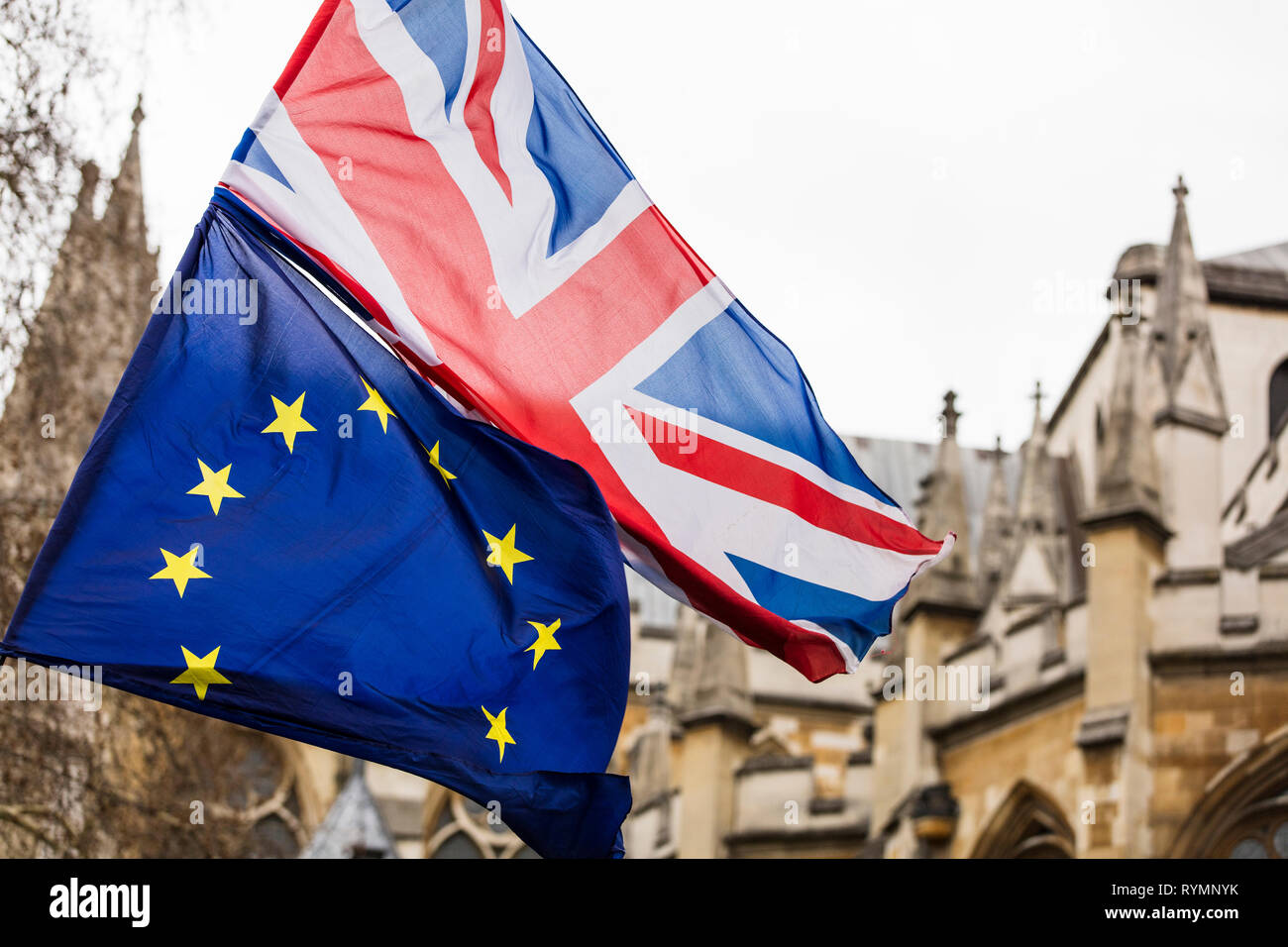 Euro british flag hi-res stock photography and images - Alamy