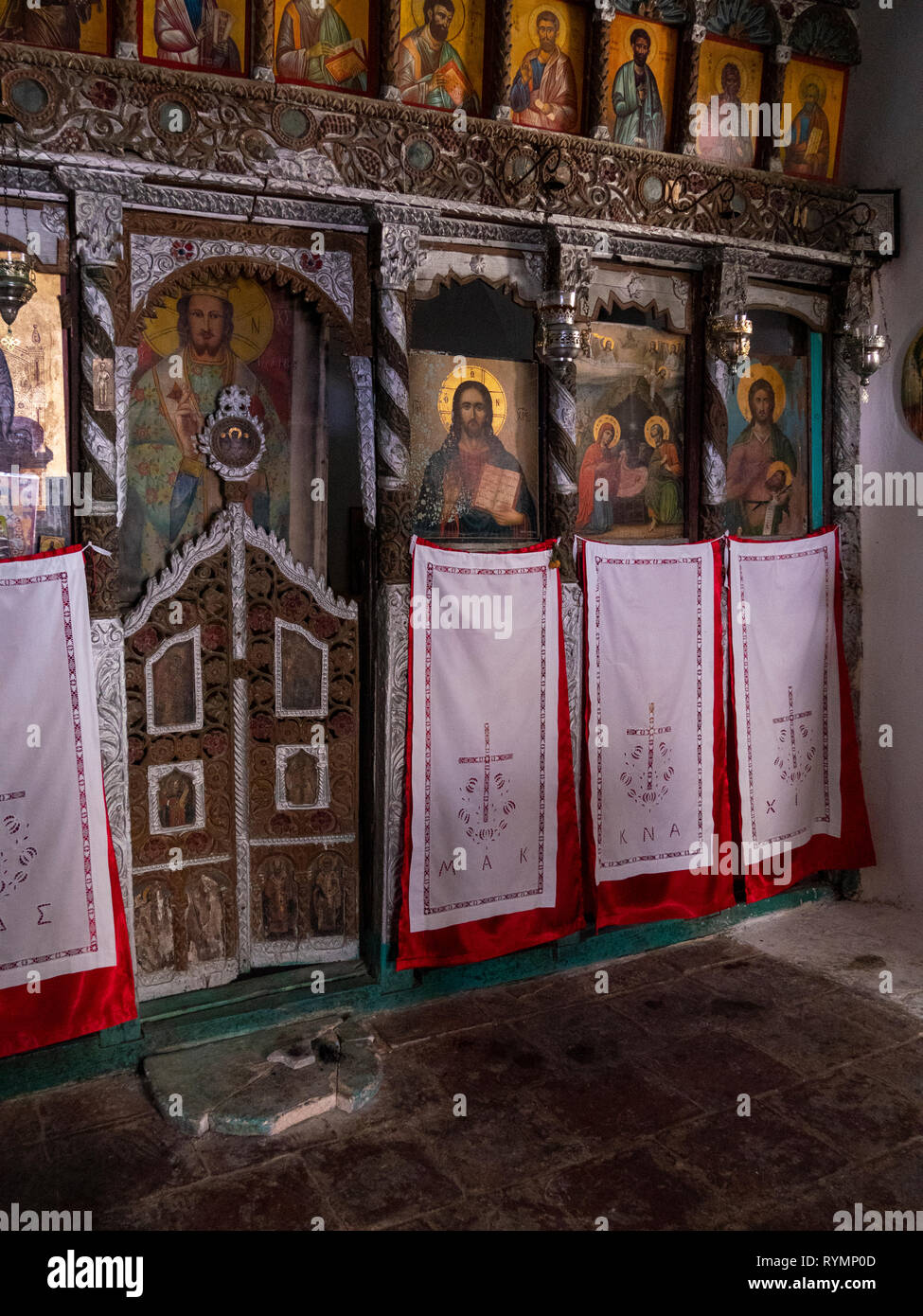 Church interior greece hi-res stock photography and images - Alamy