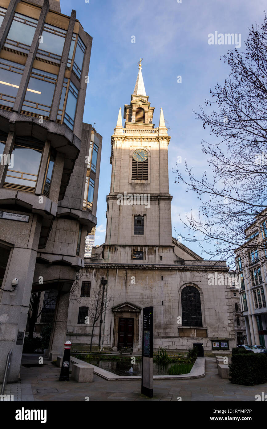 St Lawrence Jewry Church London High Resolution Stock Photography and Images - Alamy