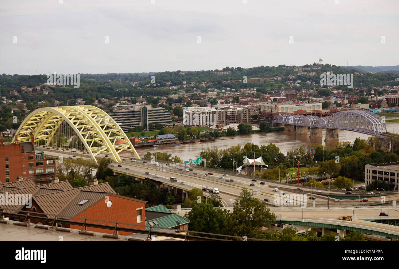 Daniel Carter Beard bridge Cincinnati Ohio Stock Photo - Alamy