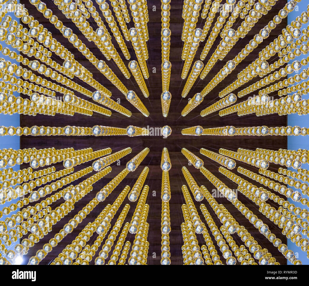 3d golden wallpaper hi-res stock photography and images - Alamy