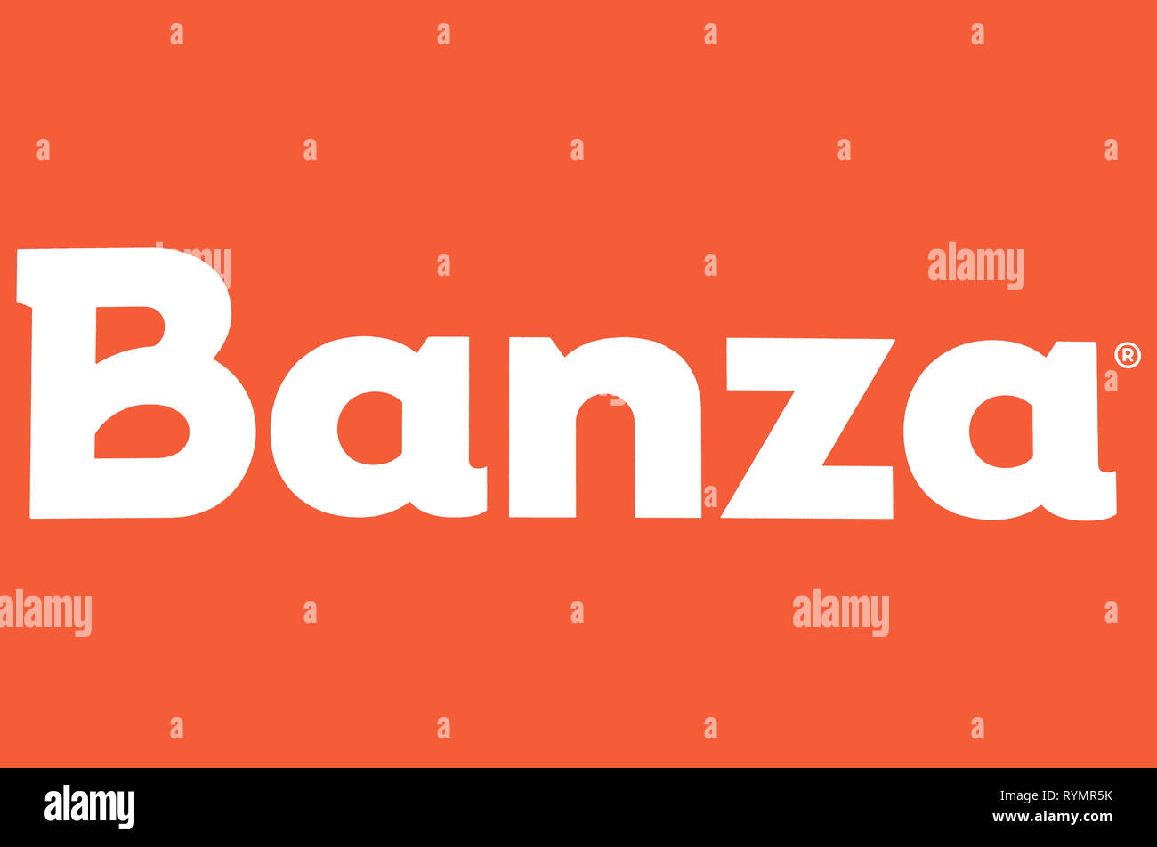 Banza logo with an orange background. Banza is known for producing rice ...