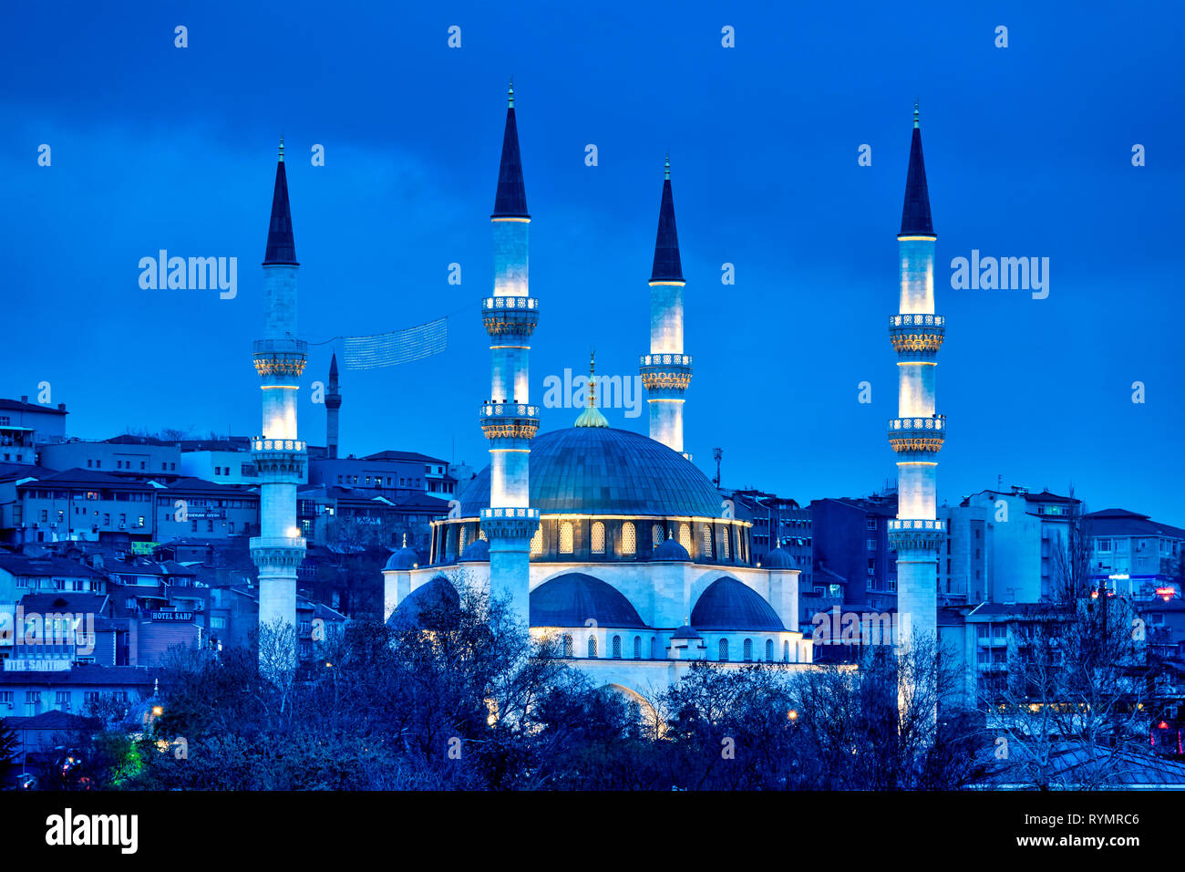 Melike Hatun Mosque, Ankara, Turkey Stock Photo - Alamy