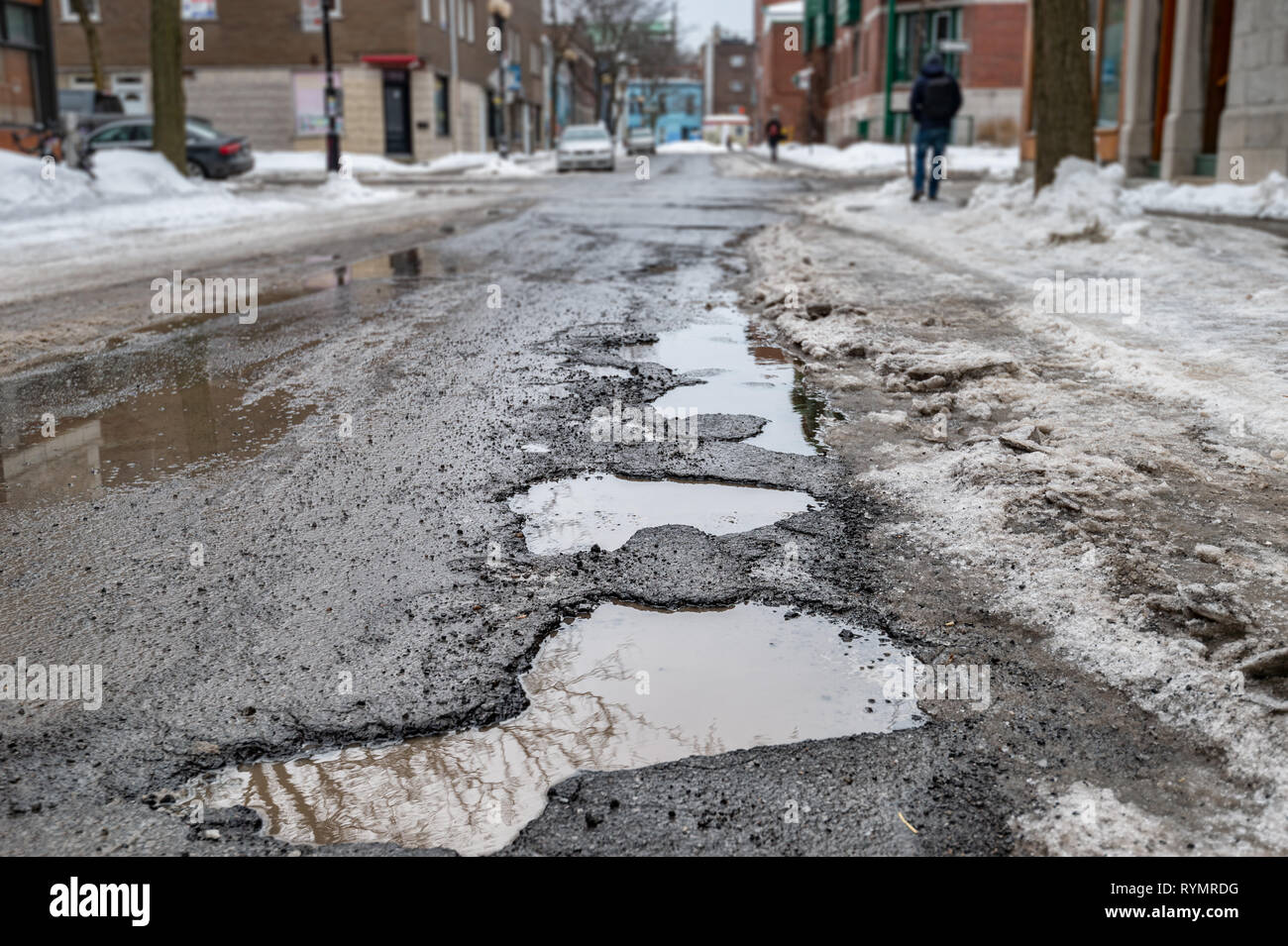 Potholes montreal hi-res stock photography and images - Alamy