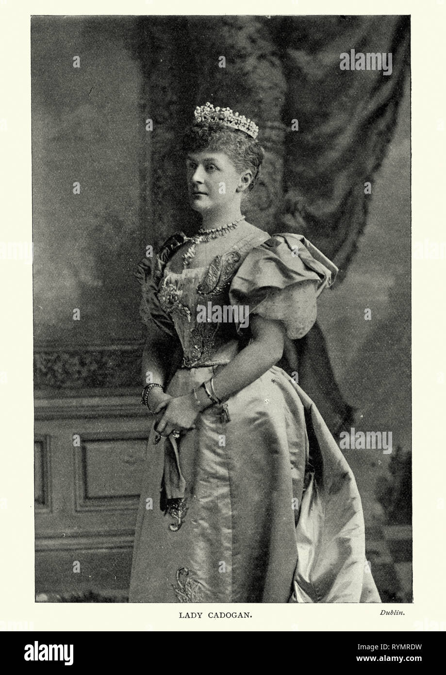 Vintage photograph of Lady Beatrix Cadogan (Nee. Craven Stock Photo - Alamy
