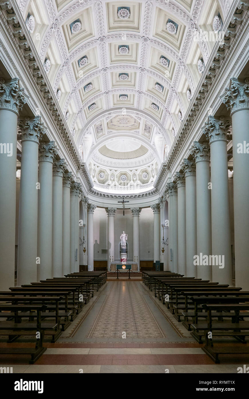 Inside the Basilica of San Marino, a Catholic church located in the ...