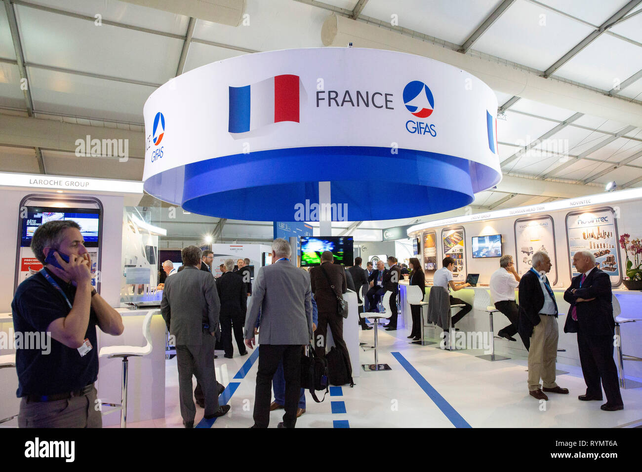 GIFAS stand at Farnborough Airshow Stock Photo - Alamy