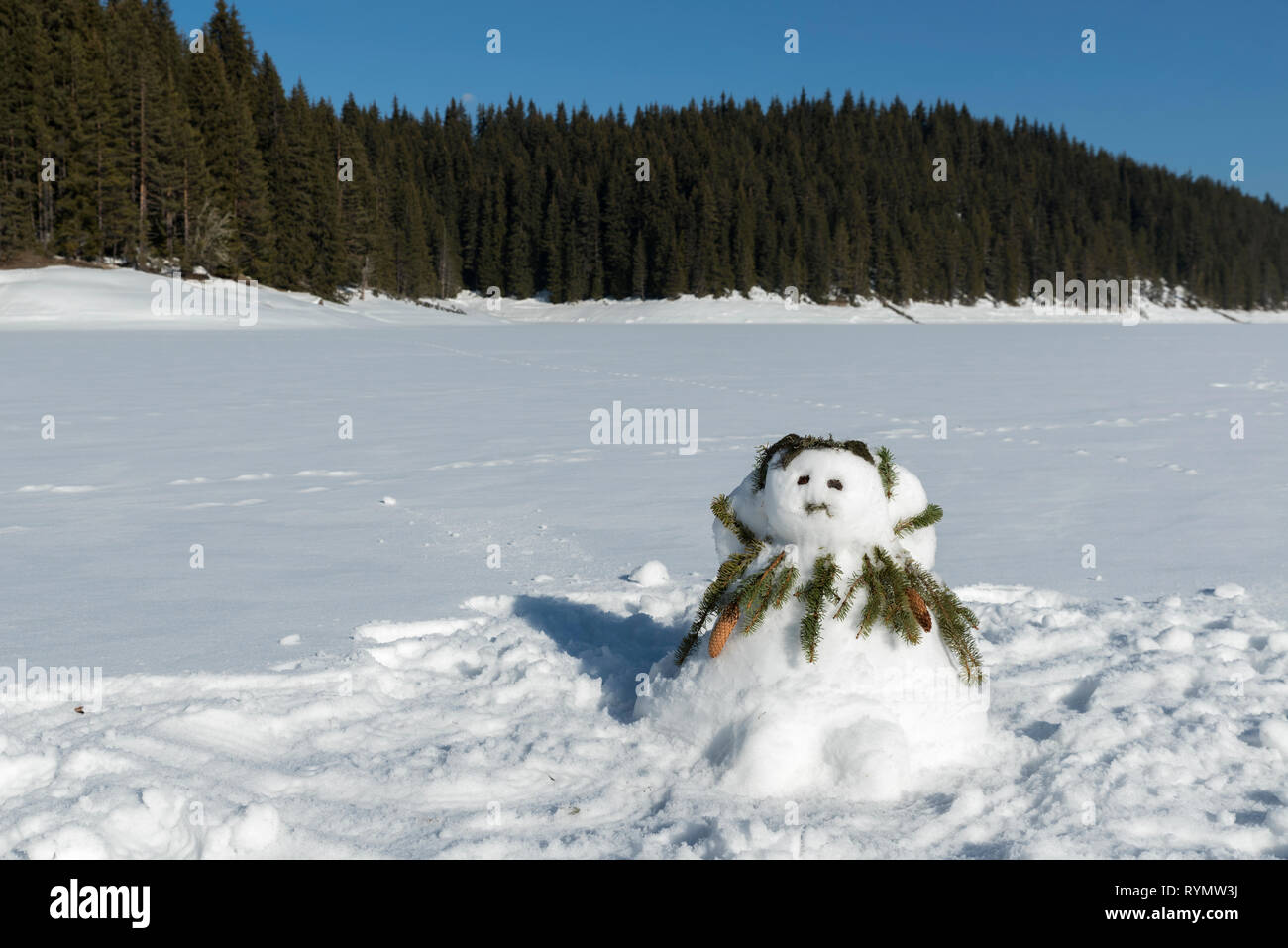 Female snowman hi-res stock photography and images - Alamy