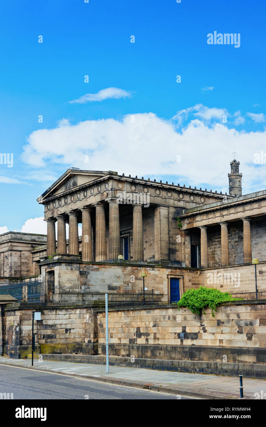 Surgeon Hall Museum on Nicolson Street in Edinburgh in Scotland in the ...