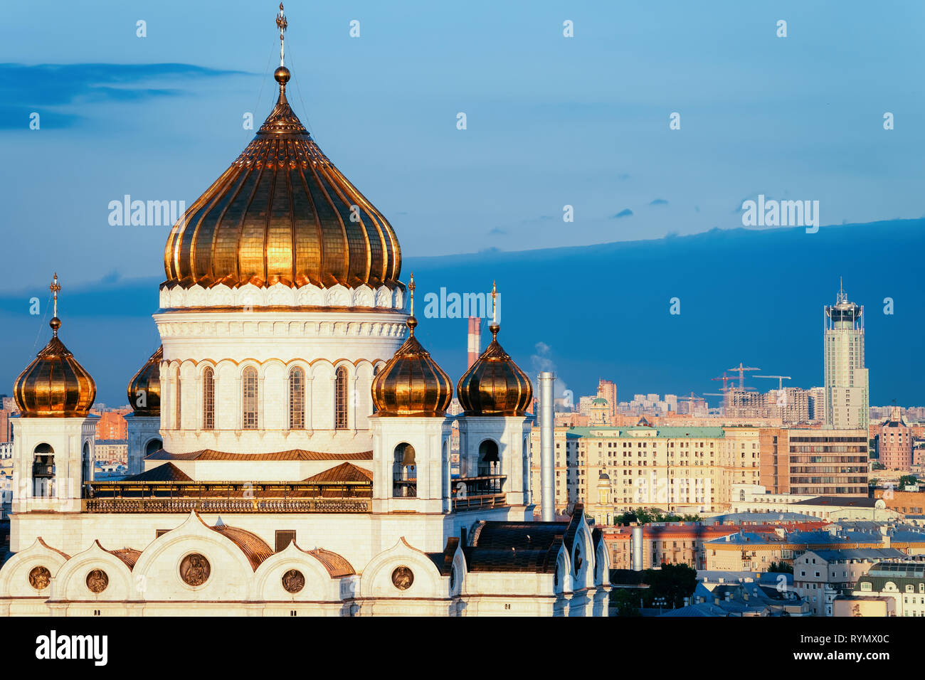 Aerial view christ savior cathedral hi-res stock photography and images ...