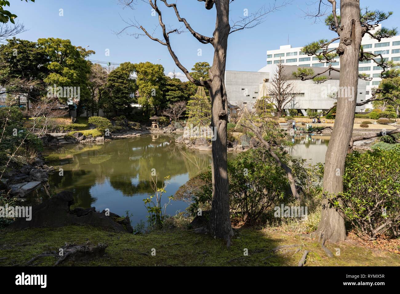 Former Yasuda garden, Sumida-Ku, Tokyo, Japan Stock Photo - Alamy