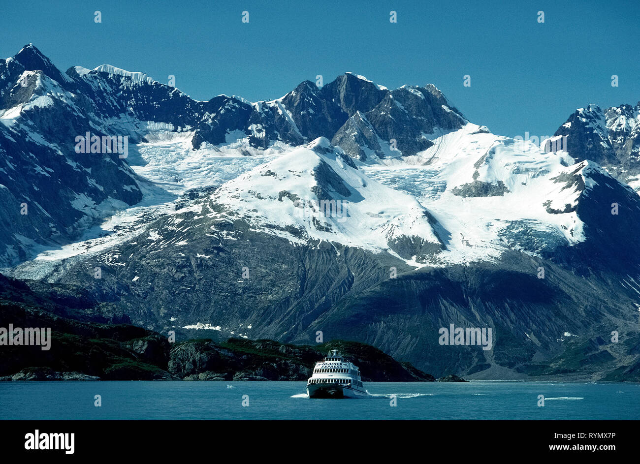 Alaskan landscape from boat hi-res stock photography and images - Alamy