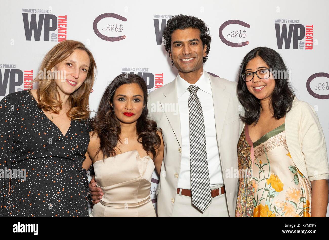 NEW YORK, NY - MARCH 13: (L-R) Adrienne Campbell-Holt, Kavi Ladnier ...