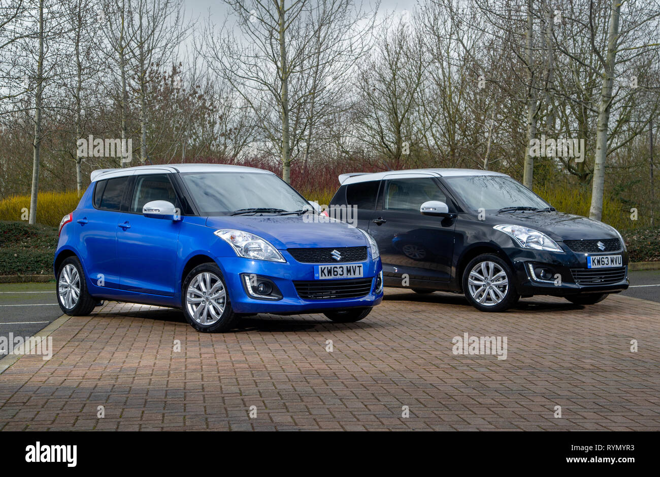 2014 Suzuki Swift SZ-L hot hatch compact car Stock Photo - Alamy