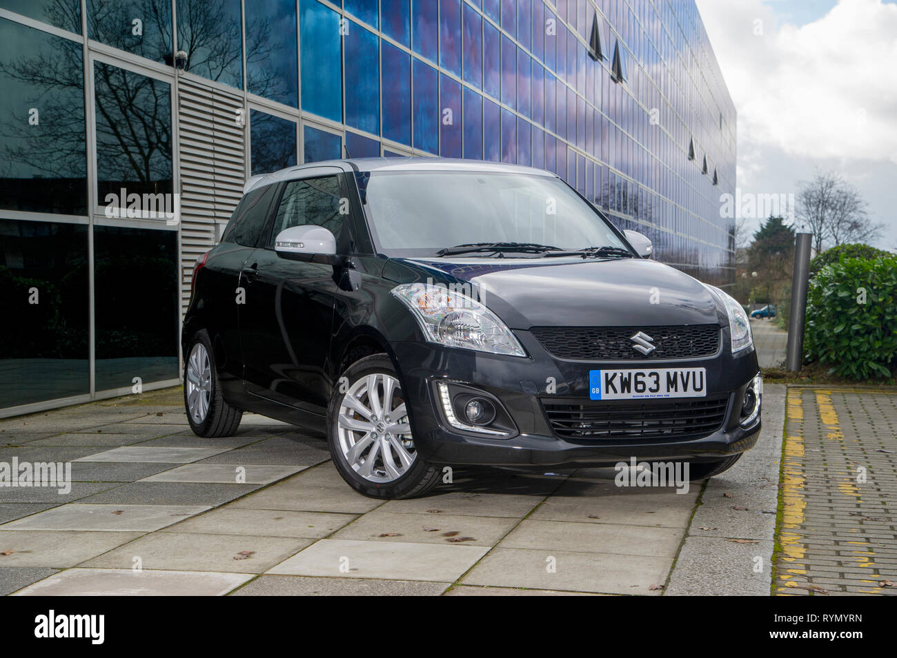 2014 Suzuki Swift SZ-L hot hatch compact car Stock Photo - Alamy