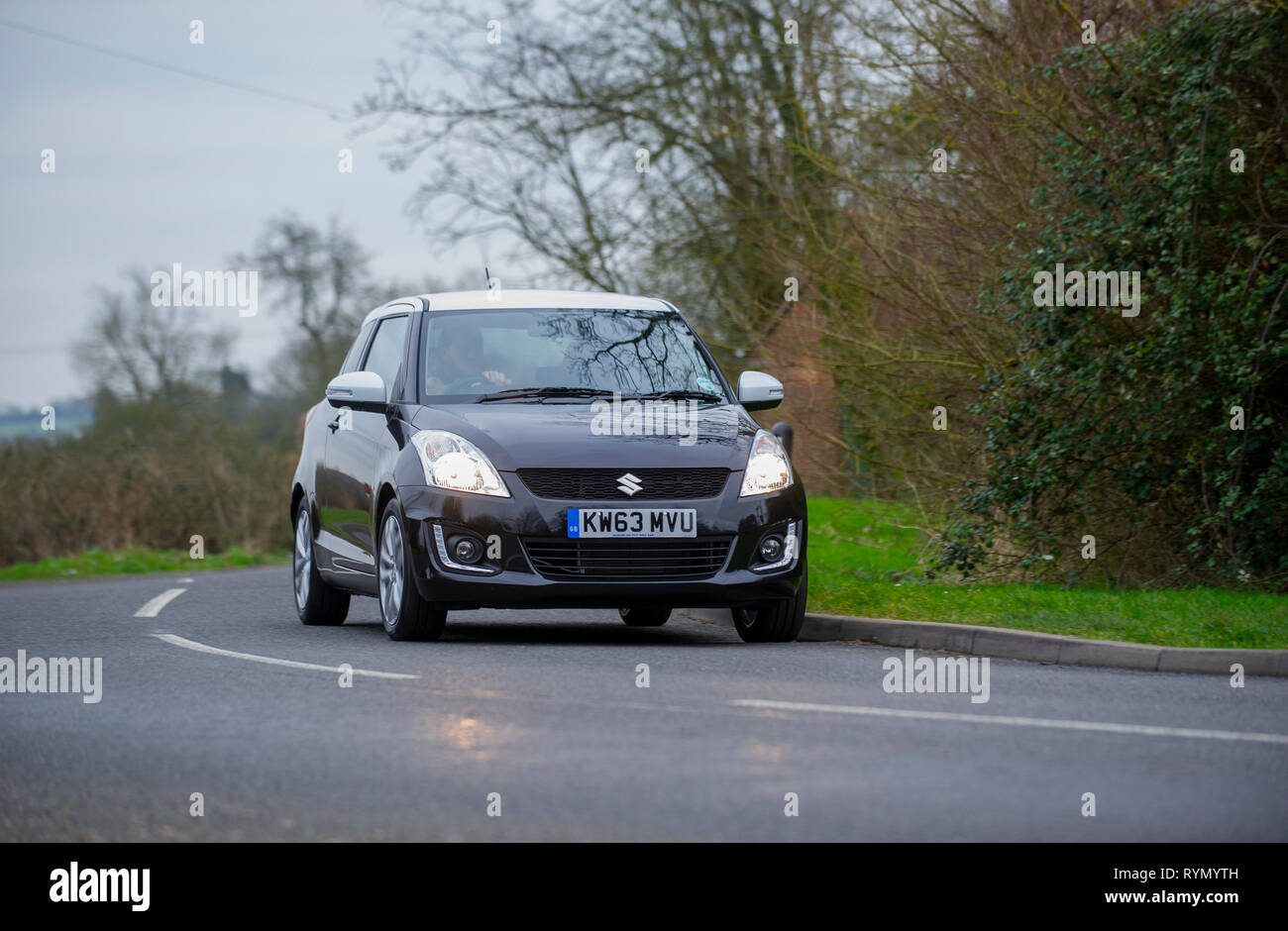 2014 Suzuki Swift SZ-L hot hatch compact car Stock Photo - Alamy