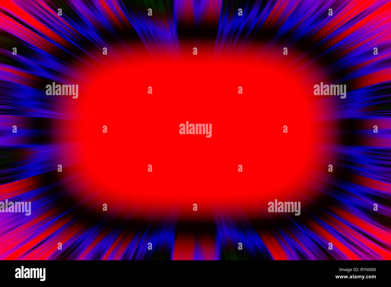 Colourful starburst explosion frame with a red copy space centre Stock ...