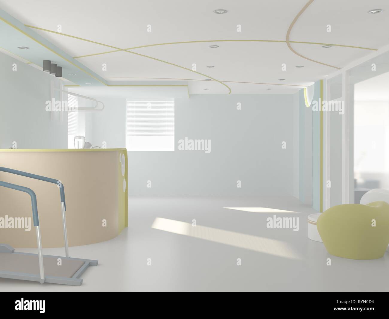 3d render of an office building Stock Photo - Alamy
