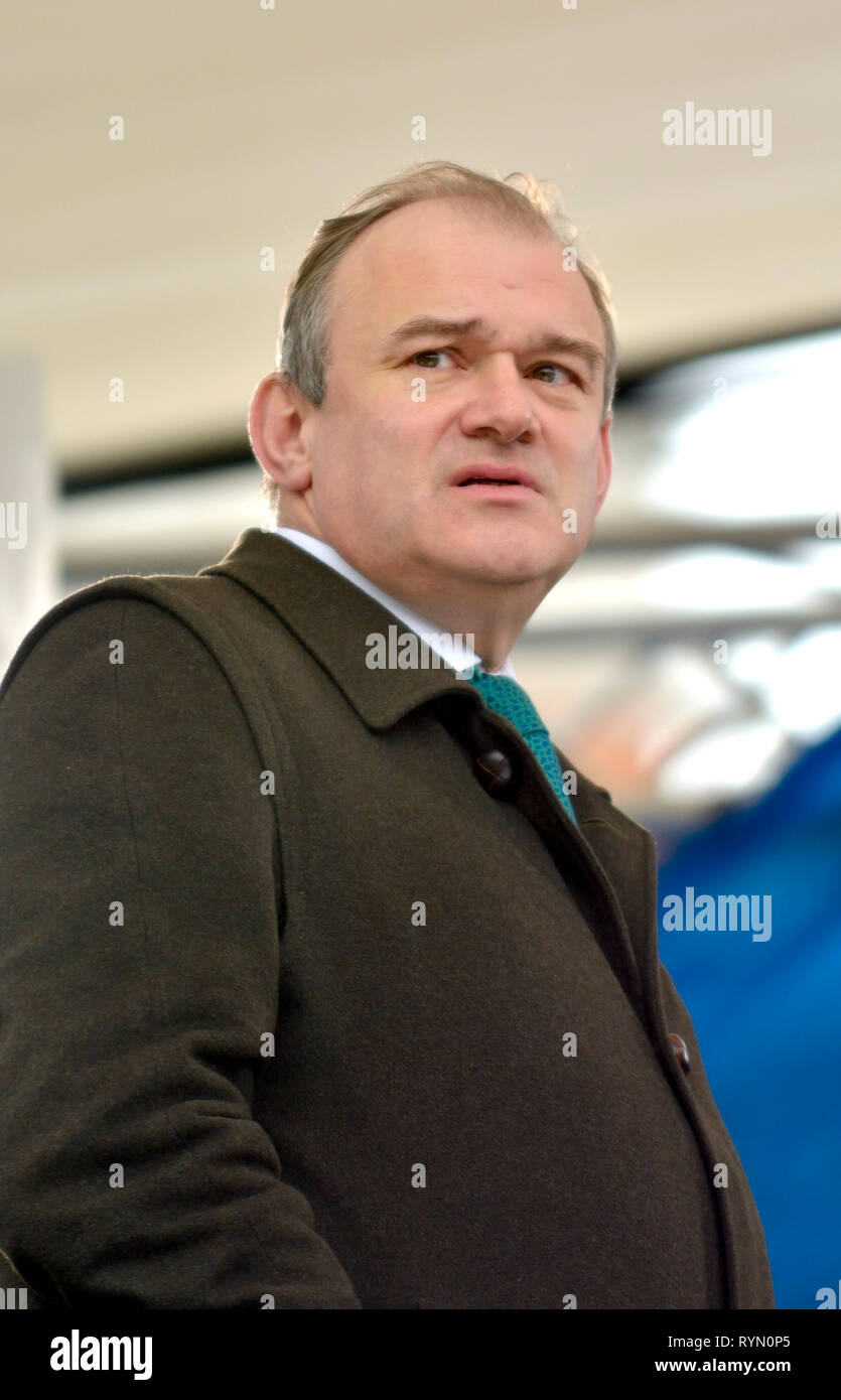 Ed Davey MP (LibDem: Kingston and Surbiton) on College Green ...