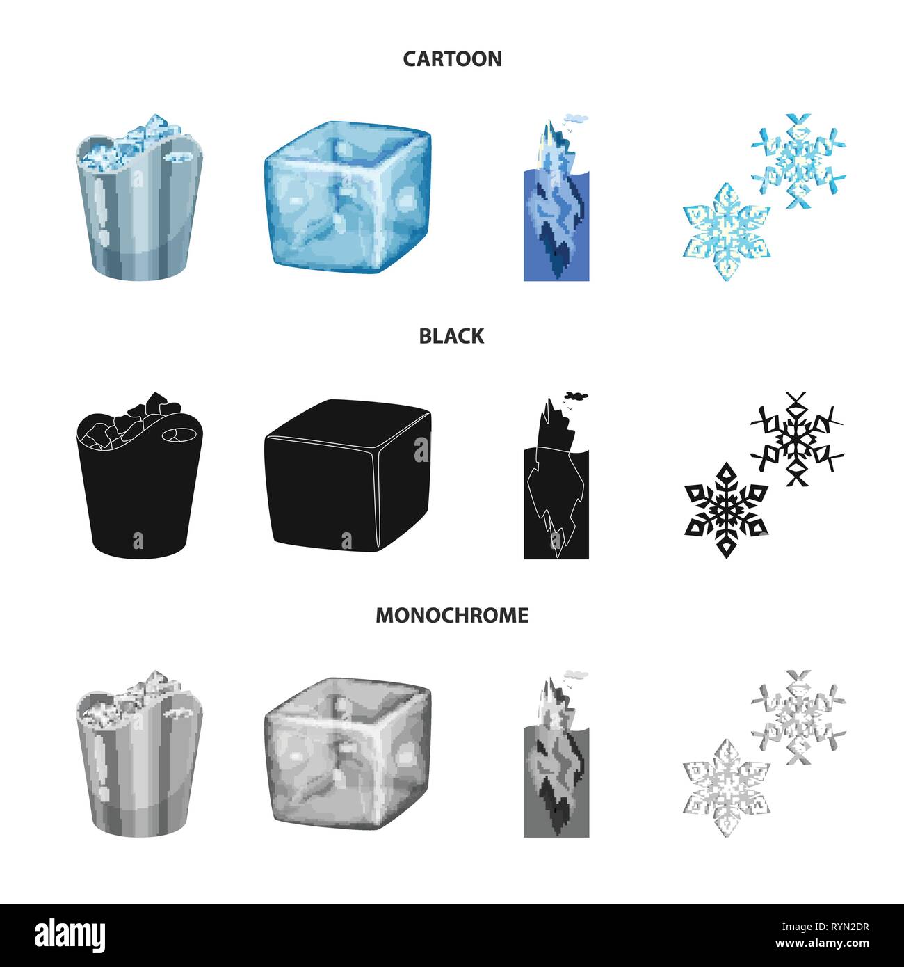 bucket,cube,iceberg,snowflake,ice,beautiful,drink,underwater,crystal ...