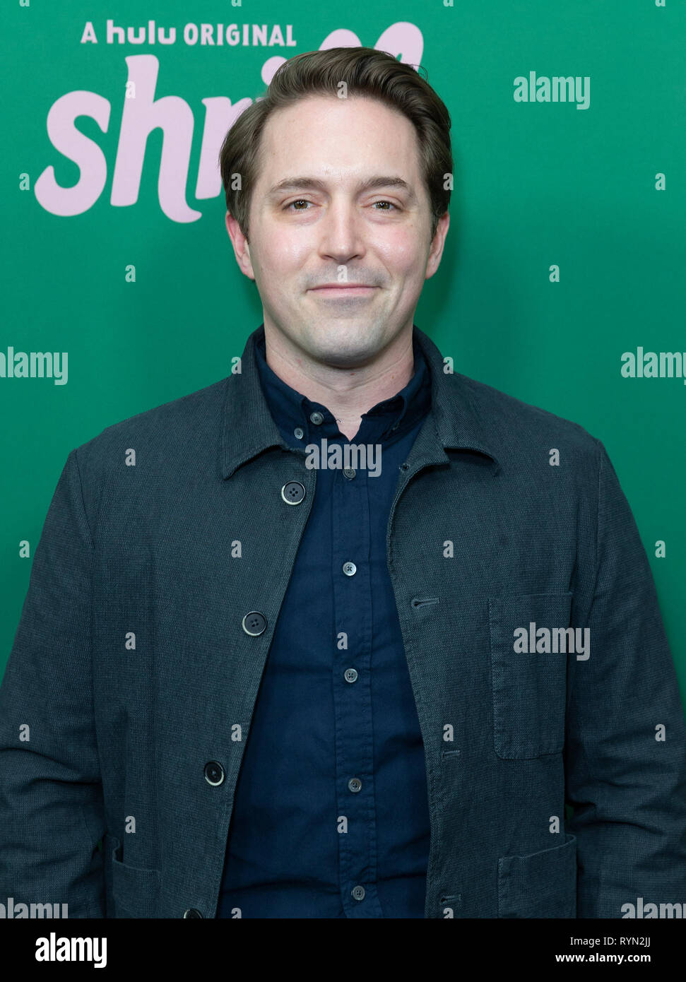 New York, United States. 13th Mar, 2019. Beck Bennett attends New York ...