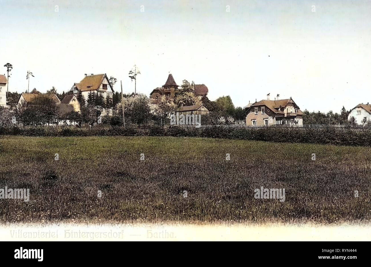 Villenviertel hintergersdorf hi-res stock photography and images - Alamy