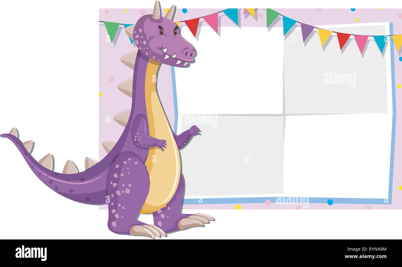 A dragon on cute note illustration Stock Vector Image & Art - Alamy