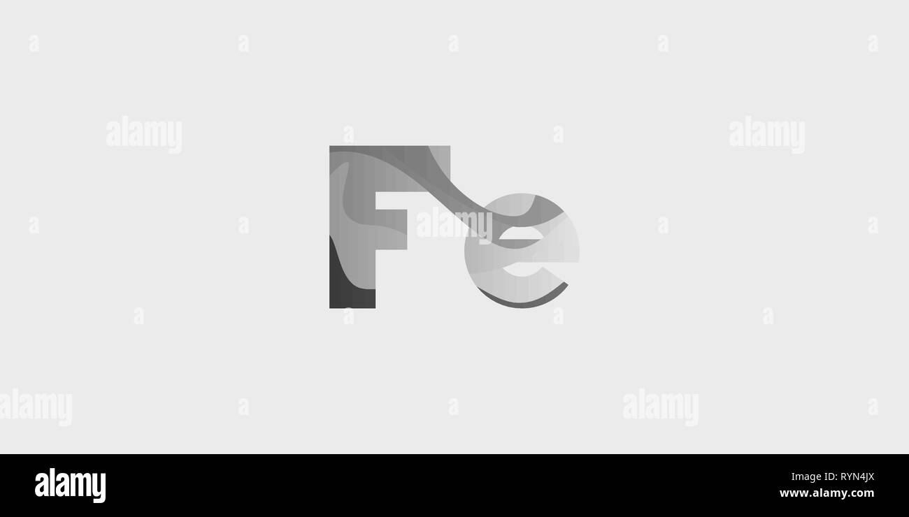 Chemical symbol fe Stock Vector Images - Alamy