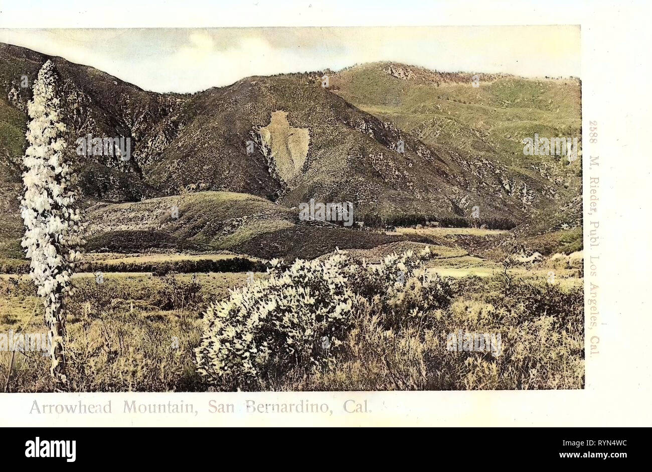 Mount Arrowhead, 1904, California, San Bernardino, Arrowhead Mountain ...