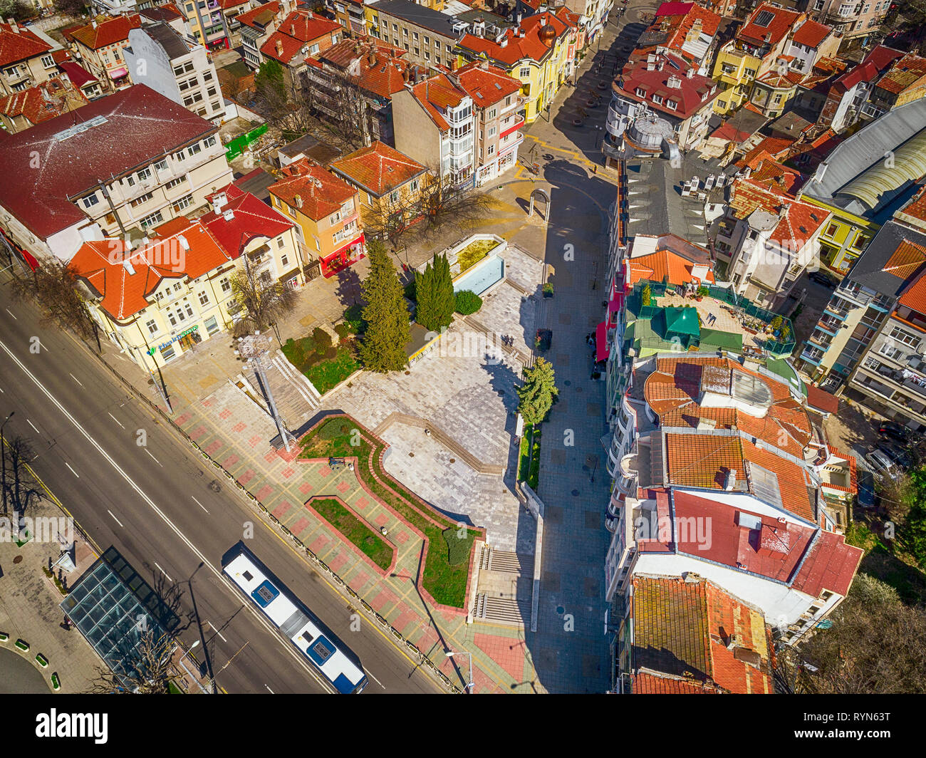 Burgas city central railway train station hi-res stock photography and ...