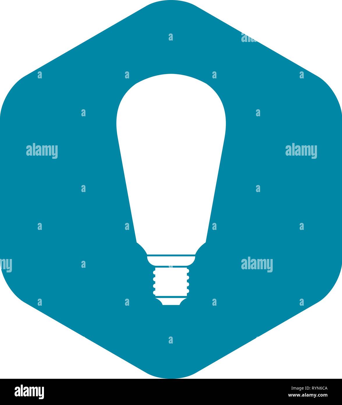 Light bulb icon, simple style Stock Vector Image & Art - Alamy