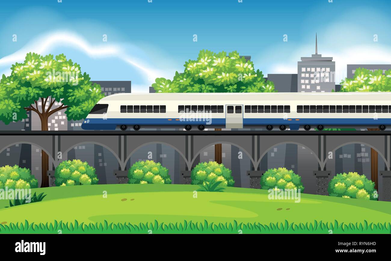 Bush outside in city Stock Vector Images - Alamy