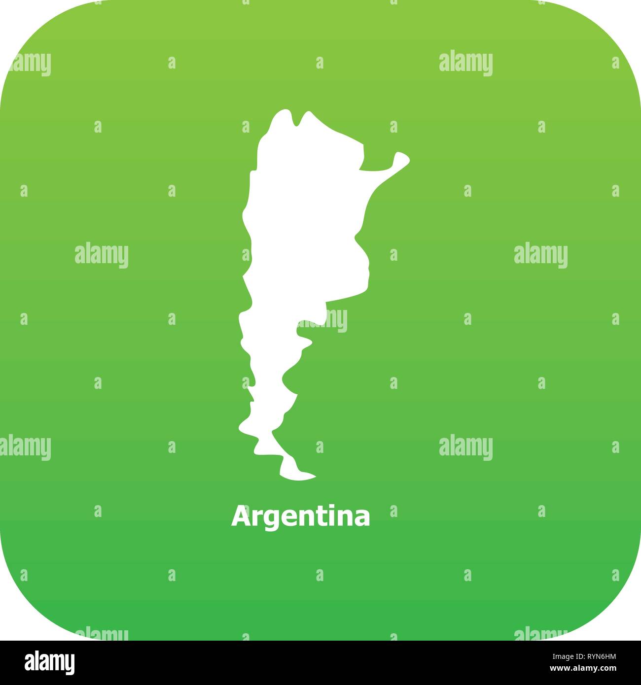 Argentina map icon, simple style Stock Vector Image & Art - Alamy