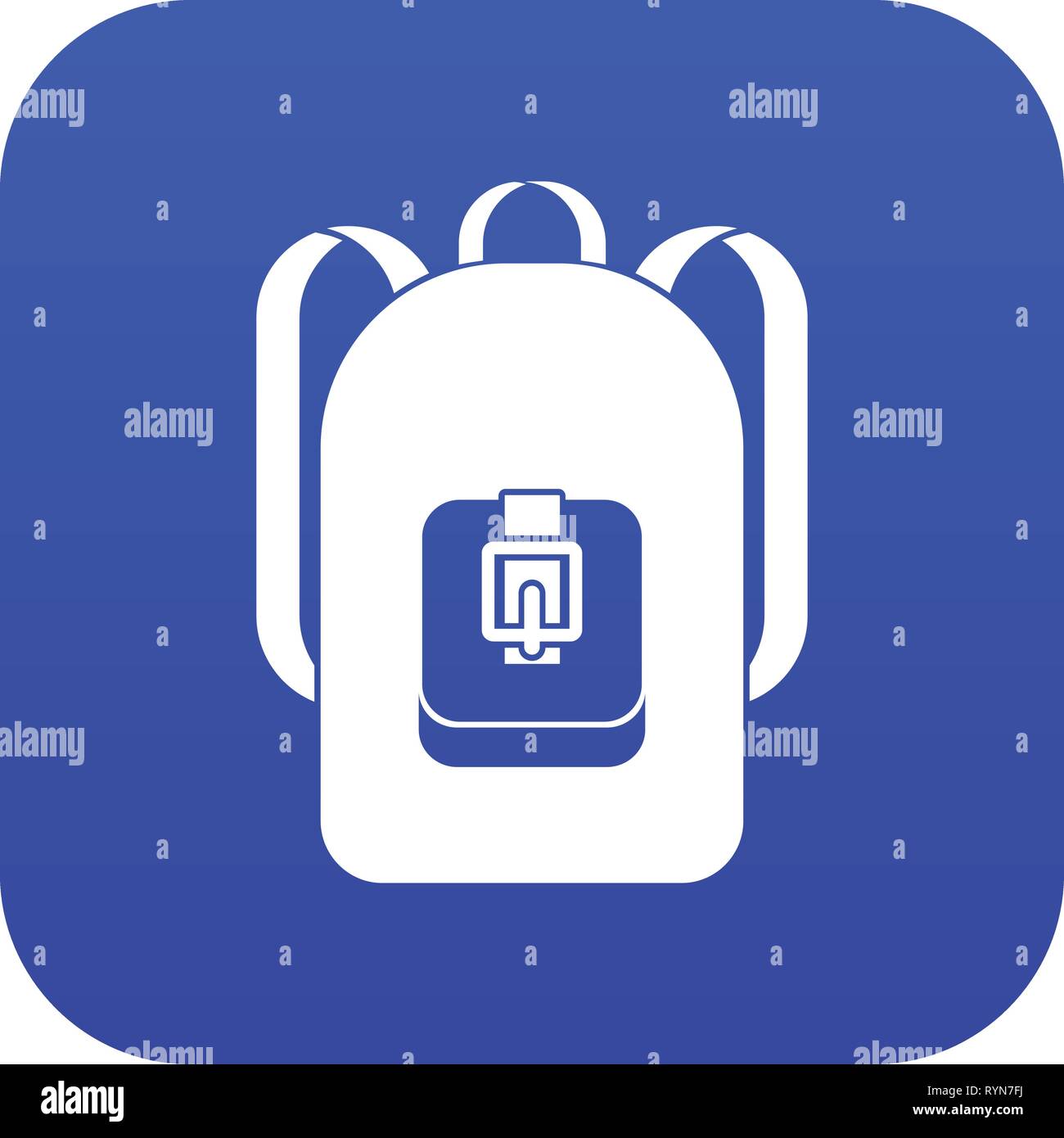 University digital backpack Stock Vector Images - Alamy