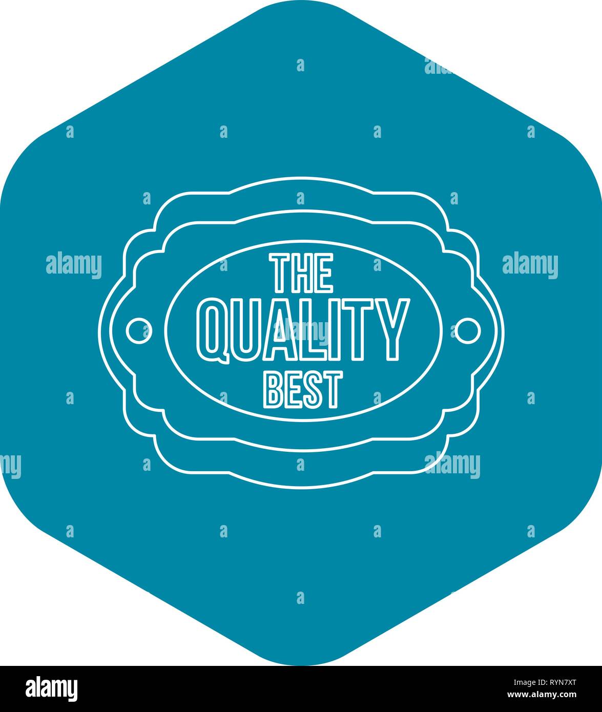 The best quality icon, outline style Stock Vector Image & Art - Alamy