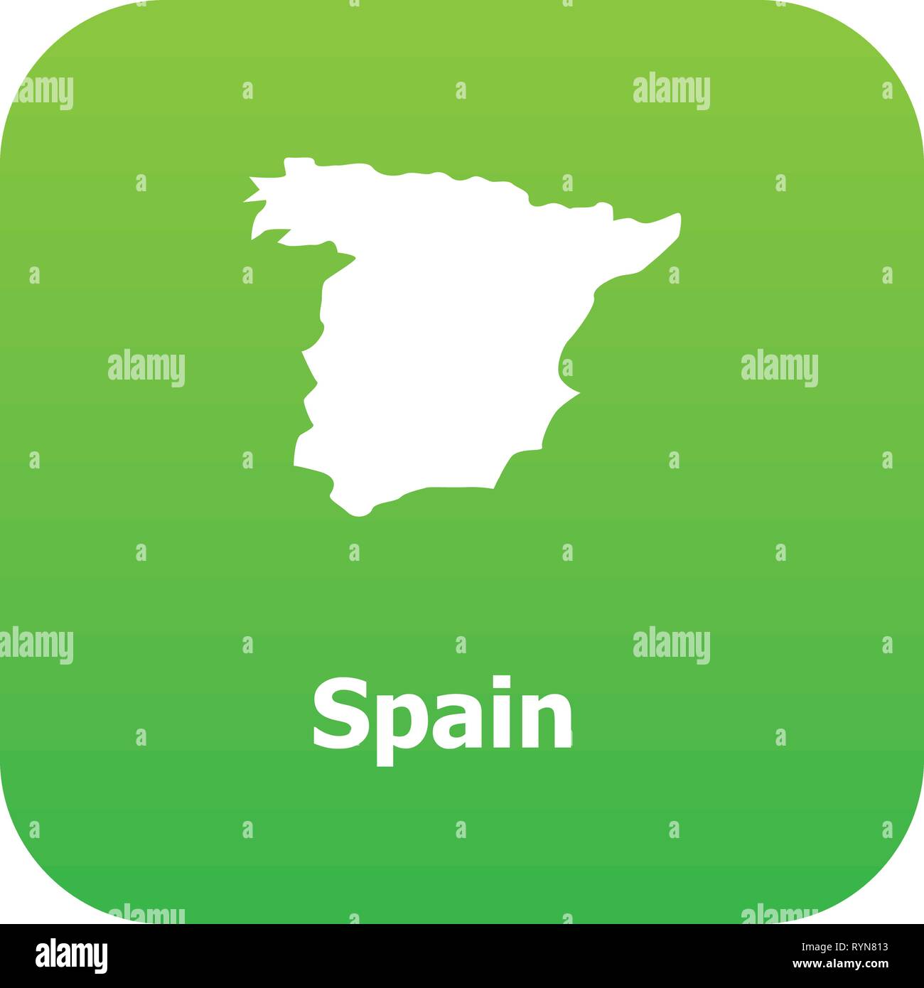 Spain map icon, simple style Stock Vector Image & Art - Alamy